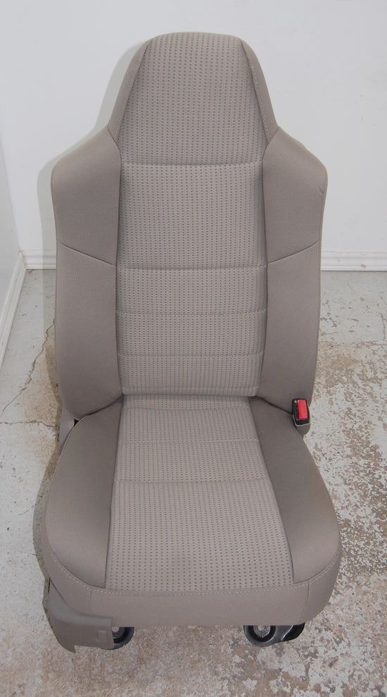 Ford F250 Front Seats and Console Cloth Power Superduty Truck F350 F45 ...