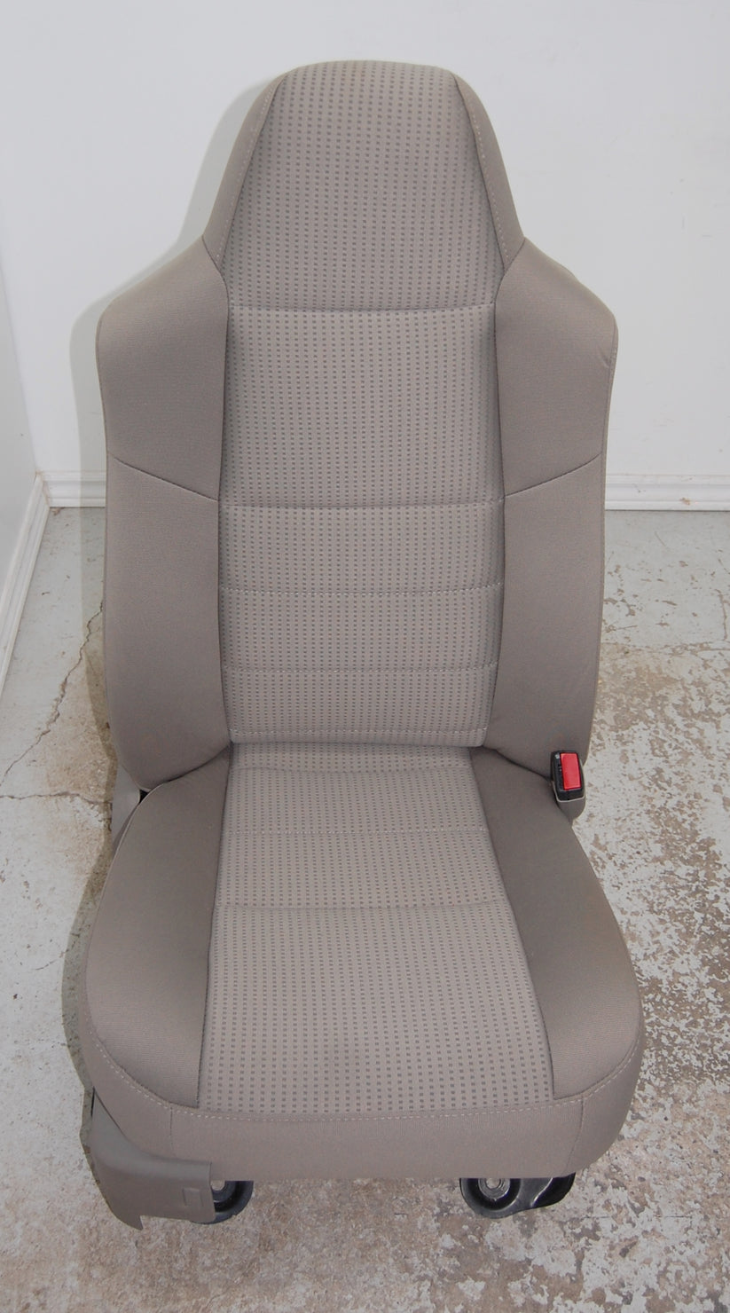 Ford F250 Front Seats and Console Cloth Power Superduty Truck F350 F45 ...