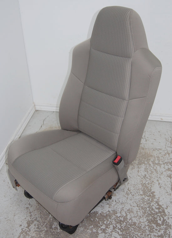 Ford F250 Front Seats and Console Cloth Power Superduty Truck F350 F45 ...
