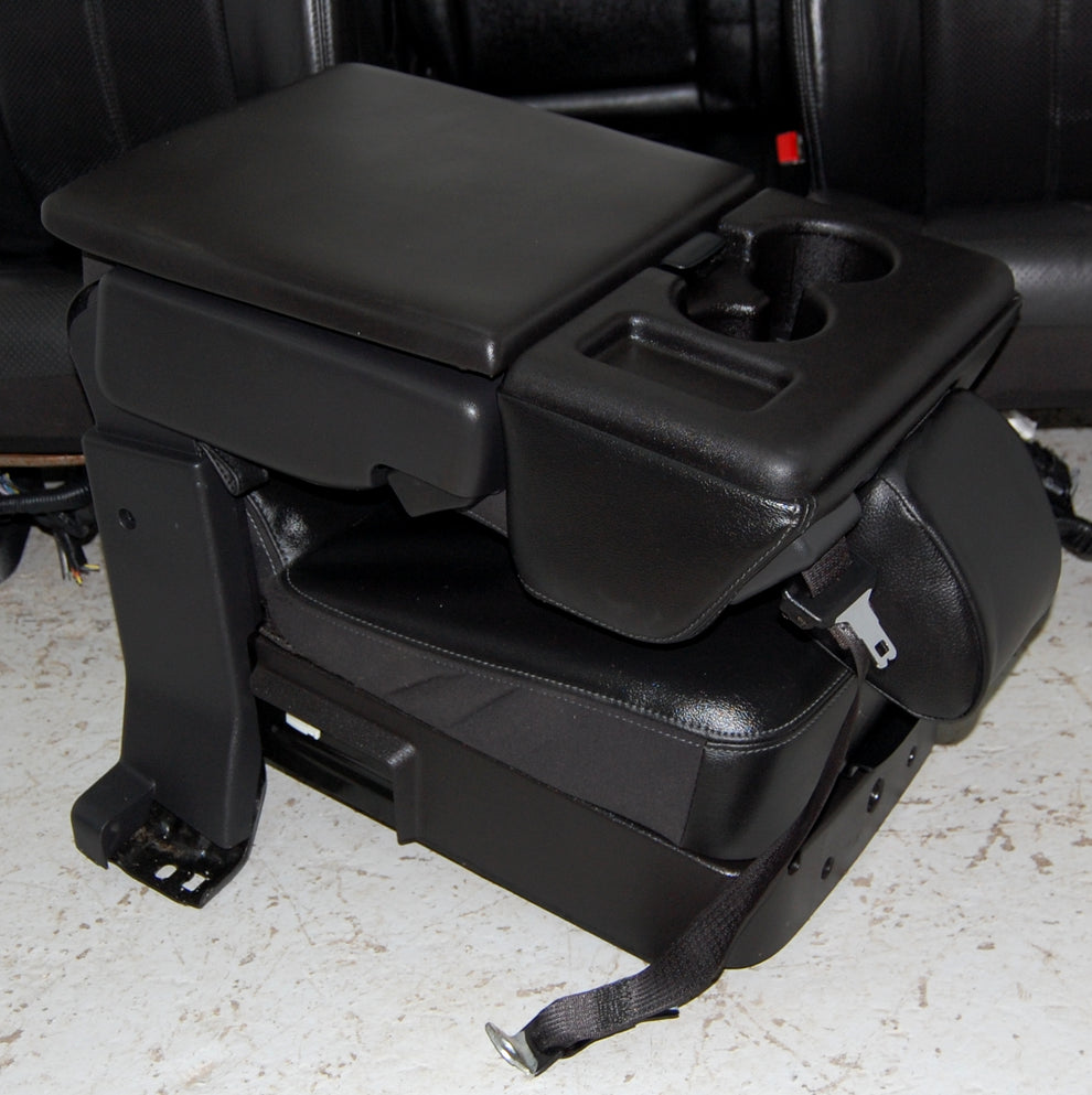 Ford F250 Super Duty BLACK LEATHER Seats Power Heated Cooled F350 F450 ...
