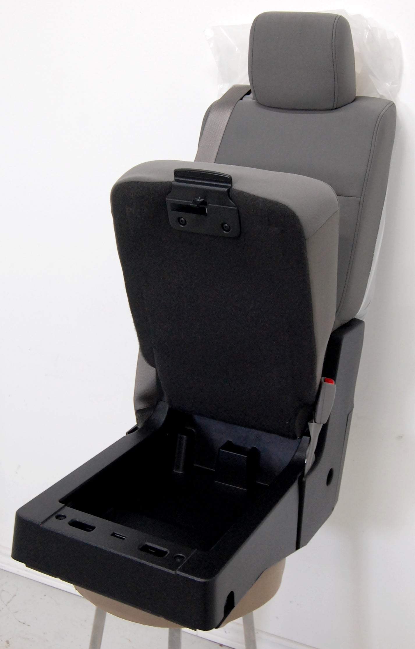 Ford F150 2016 Center Console Fold Down Cloth Jumpseat Van Add A Seat ...