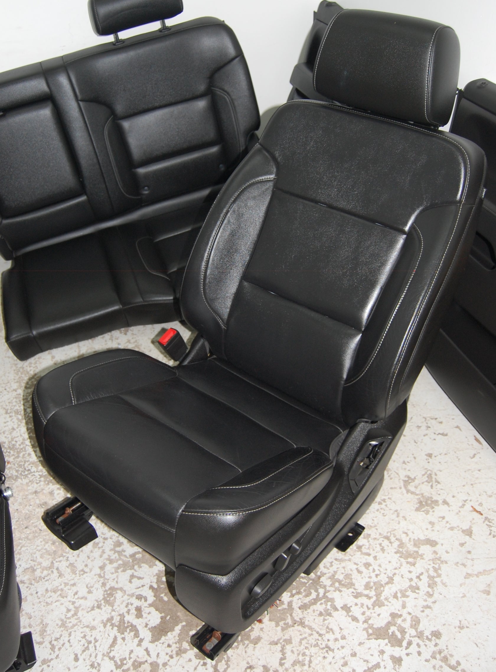 Chev Truck 2015 Silverado LTZ GMC Sierra BLACK LEATHER Seats – Truck ...